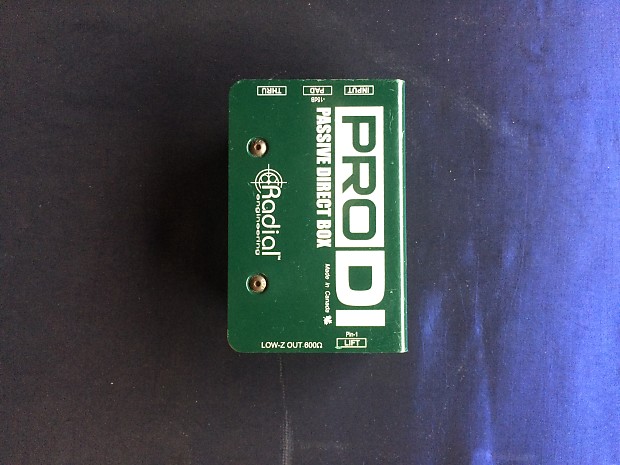 Radial Pro DI passive direct box | Reverb
