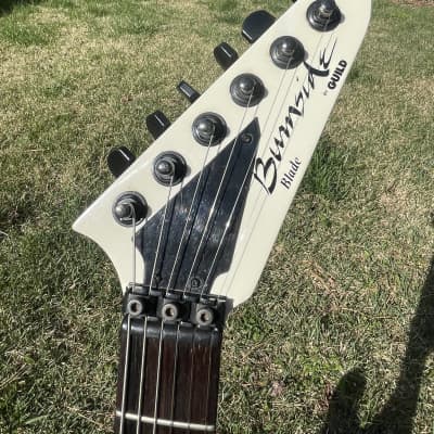 1980s Guild Burnside Blade White Set Neck Guitar with | Reverb