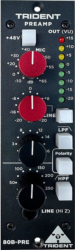 Trident Audio Developments 80B 500 Series Mic Preamp | Reverb