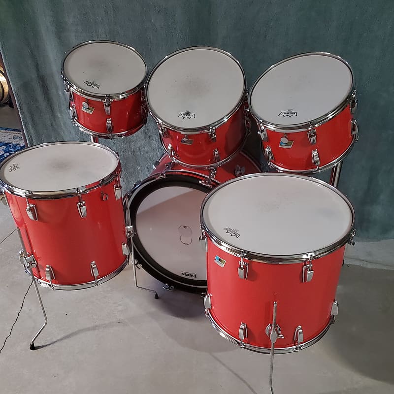 Ludwig Classic drums 1977's - Red Cortex | Reverb