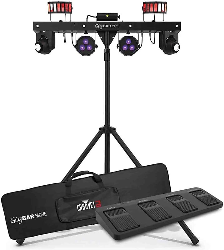 CHAUVET DJ Gig Bar Move 5-in-1 LED Lighting System | Reverb