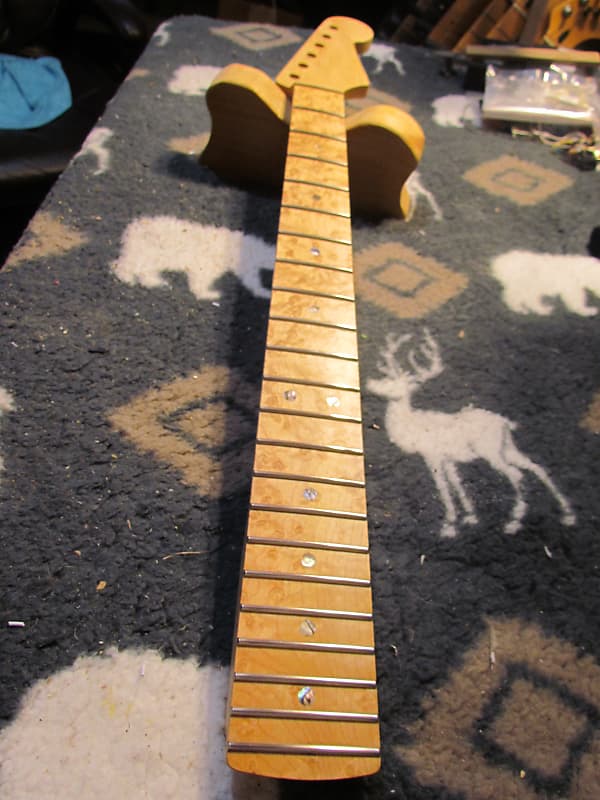 Musikraft Fender Stratocaster Neck 2020 - Birdseye Maple - | Reverb