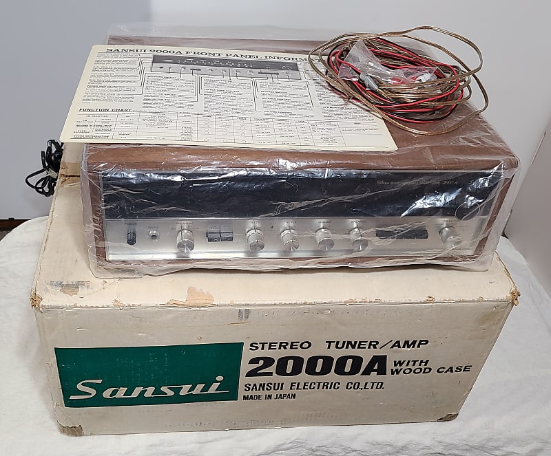 Mint Sansui 2000A Vintage Stereo Receiver | Original Box + | Reverb