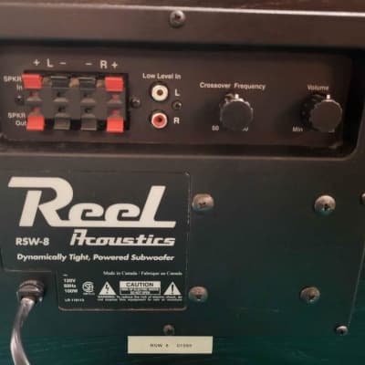 Reel RSW-8 (Powered Subwoofer) | Reverb