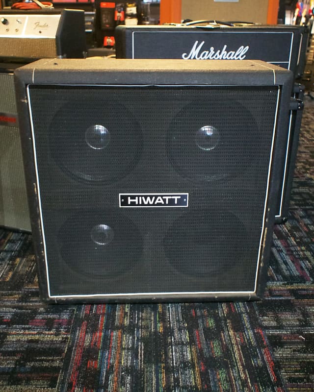 Vintage HiWatt 4x12 Cabinet Fane speakers | Reverb