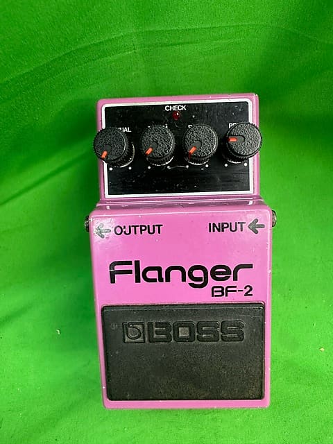 Boss Flanger Bf-2 Pedal - Purple | Reverb