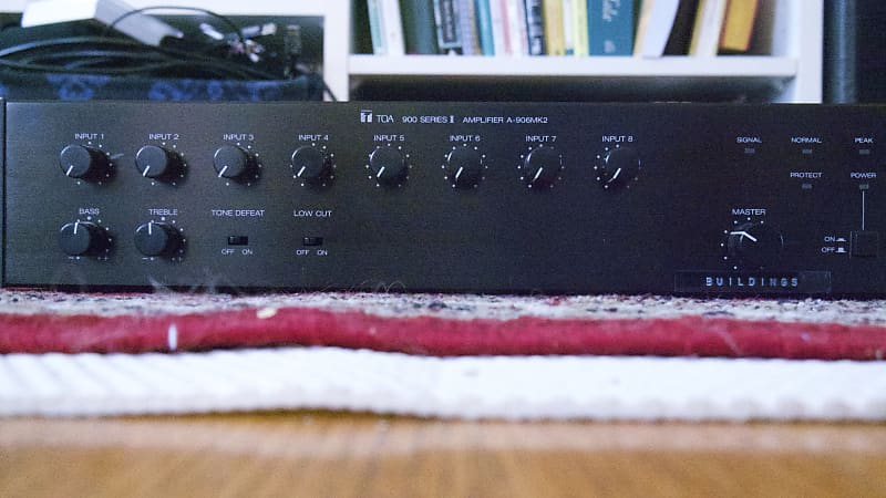 TOA 900 Series Amplifier A-906MK2 Black | Reverb