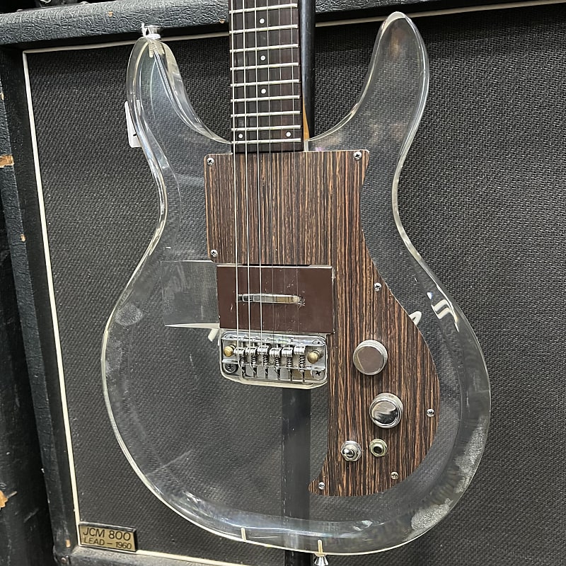 Electra 2246 Phantom Clear Lucite (Ampeg Dan Armstrong copy) | Reverb