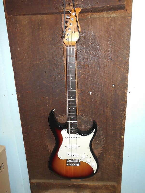 AXL Strat Electric Guitar Partacaster Assembled in USA w/Case | Reverb