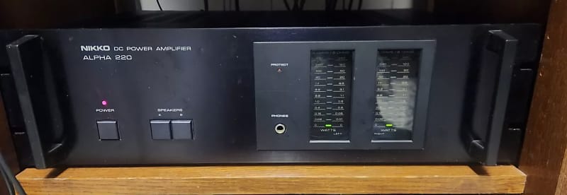Nikko Alpha 220 vintage power amplifier! 100% functional | Reverb