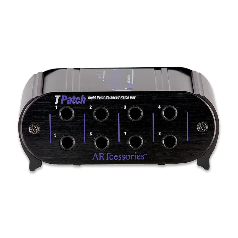 ART TPatch Compact Desktop 8-Point 1/4" TRS Balanced Patchbay | Reverb