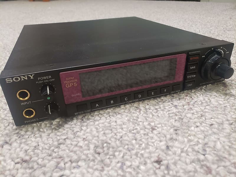 90s Sony HR-GP5 Guitar Multi Effect Instrument Processor Half | Reverb
