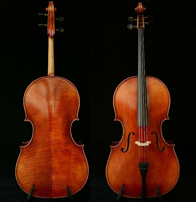 4/4 Cello, Wang Zhiguo, Montagnana 1739 Sleeping Beauty | Reverb