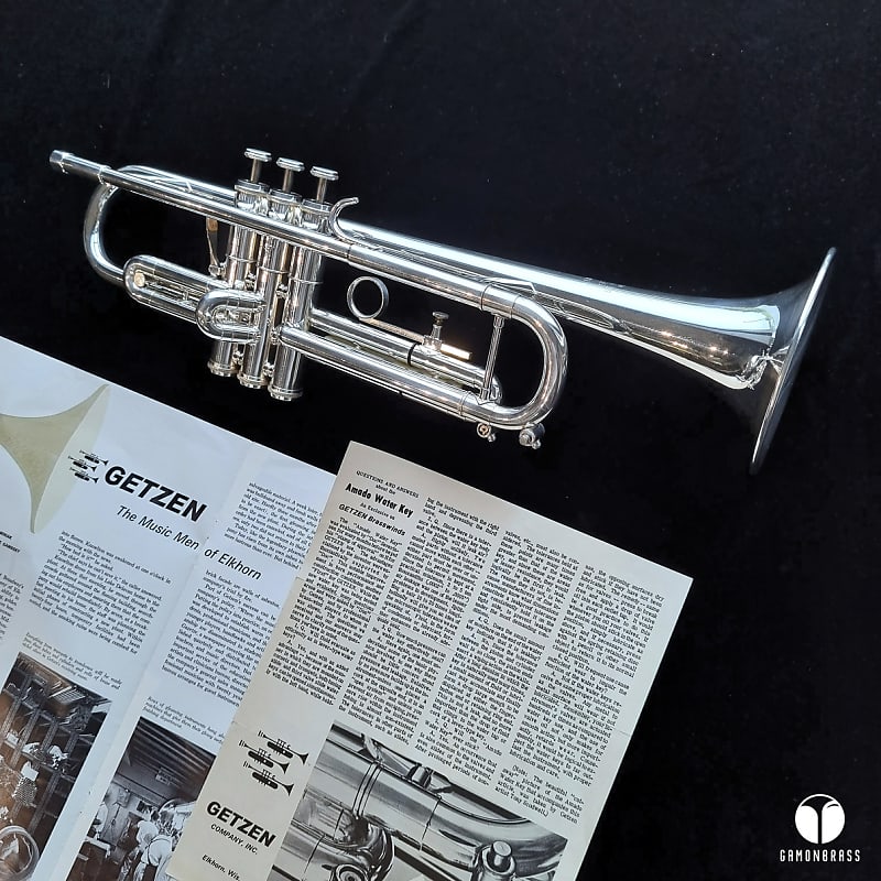 Getzen Eterna Severinsen trumpet case mouthpiece GAMONBRASS | Reverb