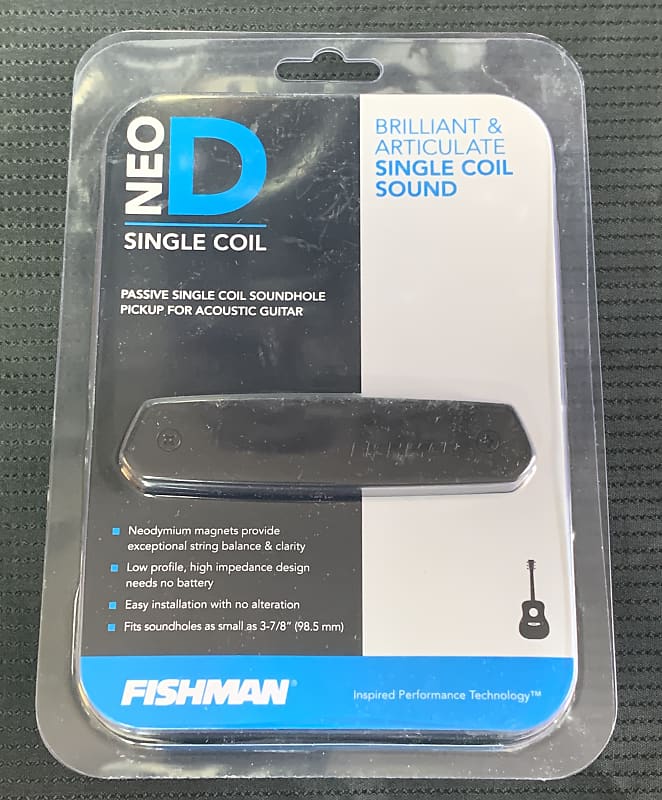 New Fishman PRO-NEO-D01 Passive Single-Coil Soundhole Pickup | Reverb
