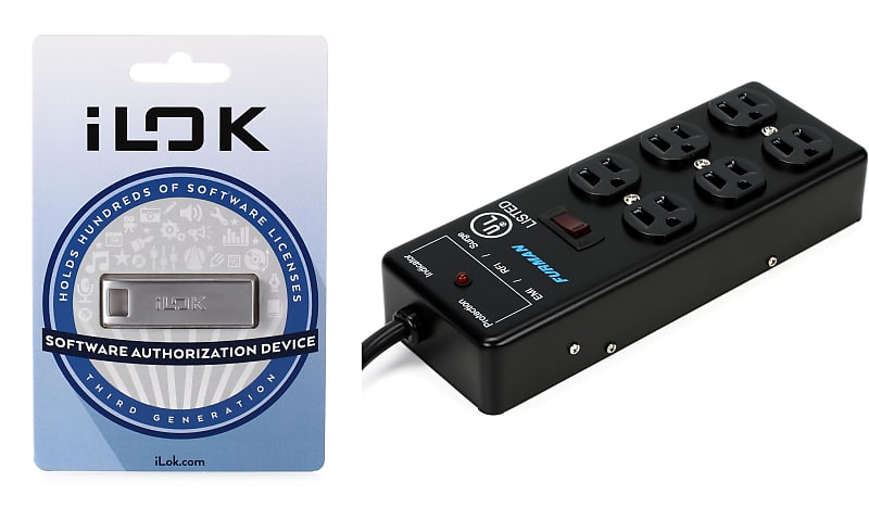 PACE iLok USB-A (3rd Generation) Bundle with Furman SS-6B | Reverb