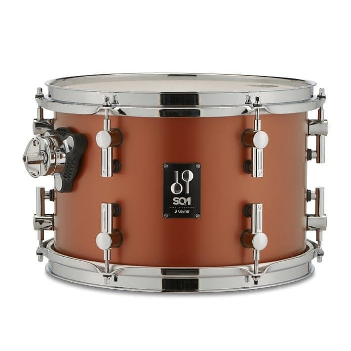 Sonor SQ1 Tom 10x7 Satin Copper Brown | Reverb