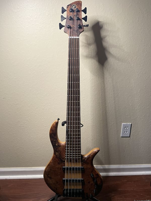 Elrick Platinum E-Volution through neck 6 string bass 2009 | Reverb