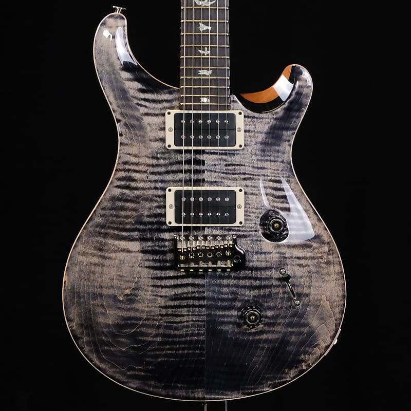 PRS Custom 24 Electric Guitar - Charcoal | Reverb
