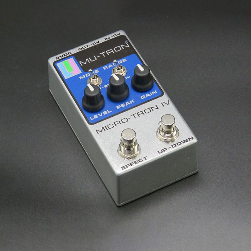 MU-TRON MT4-Vintage Micro-Tron IV Vintage Silver Auto Wah | Reverb