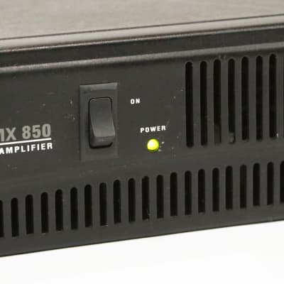 QSC Model RMX-850 Stereo Power Amplifier 270w 4 ohm Solid | Reverb