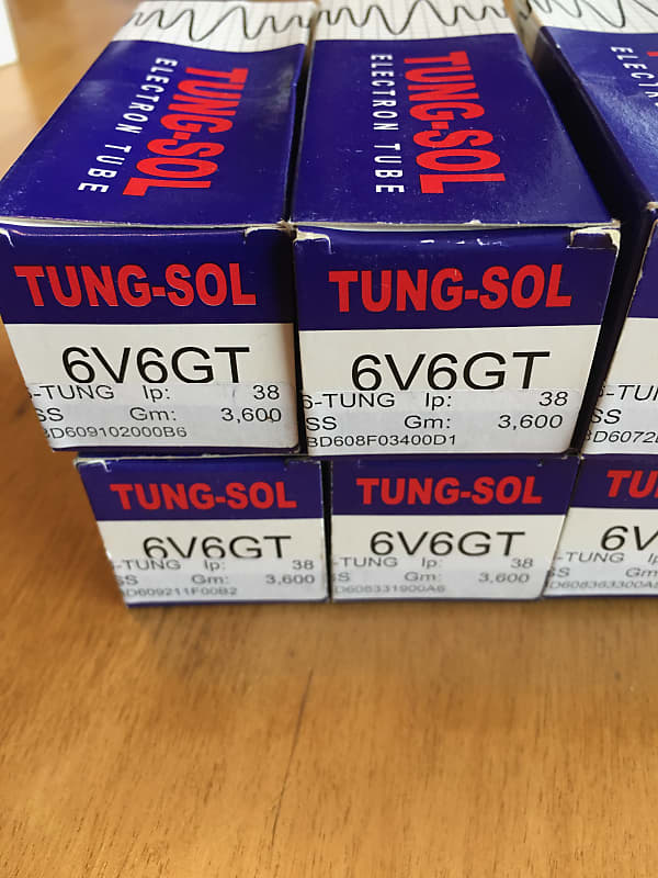Tung-Sol 6V6GT Factory Matched Pair | Reverb