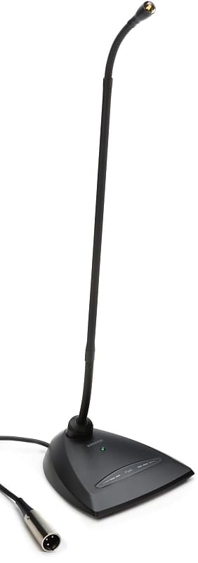 Shure MX418D/N 18-inch Gooseneck with Desktop Base and Preamp | Reverb