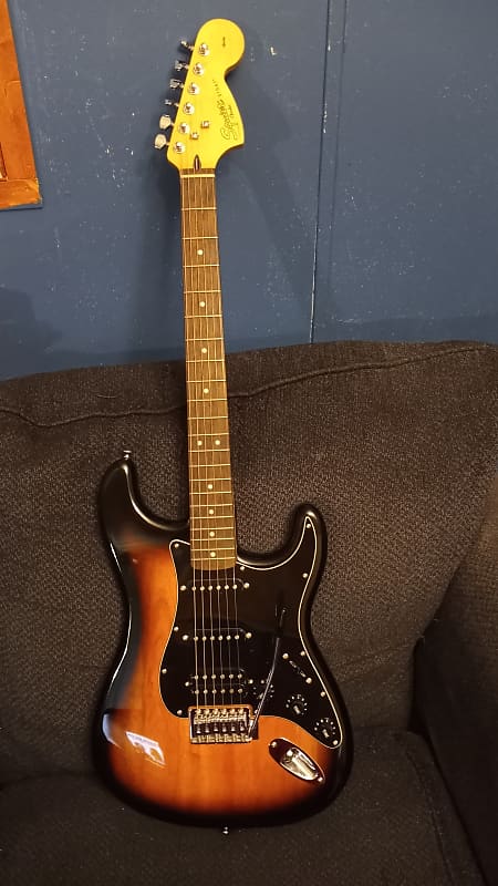 Squier affinity Stratocaster and amp | Reverb