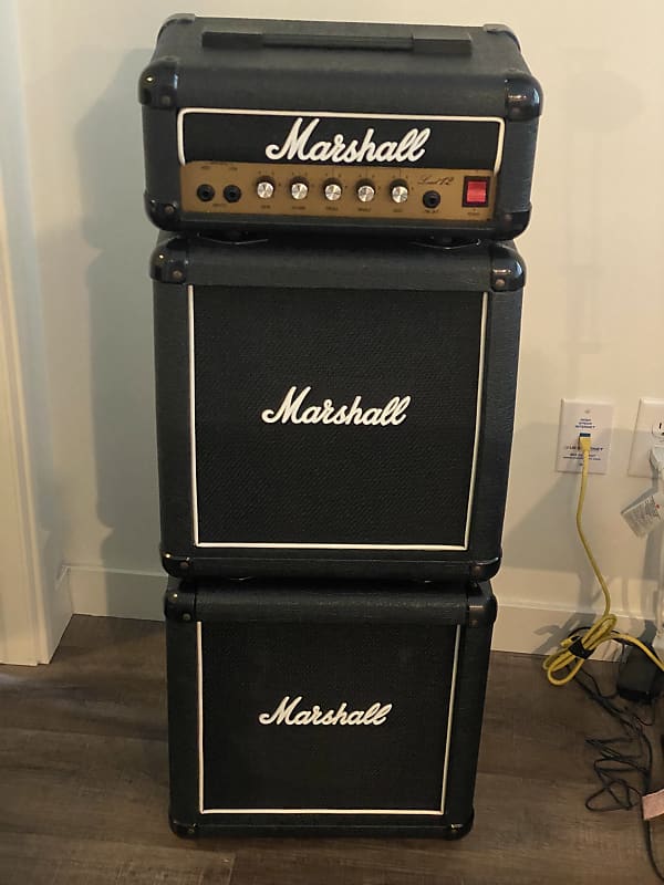 Marshall Lead 12 Mini Stack 1987 3005 RARE Black/Black | Reverb