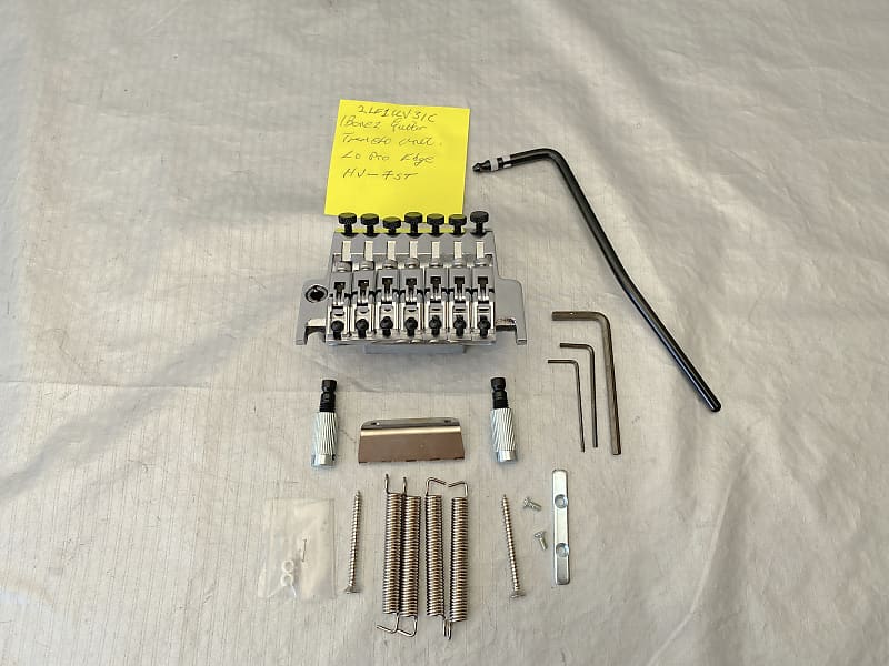 Ibanez Lo-Pro Edge 7 string trem kit bridge in crome- | Reverb UK