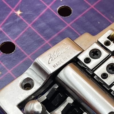 1980s Kahler 2300 Pat. Applied For Flat Mount Tremolo Bridge | Reverb