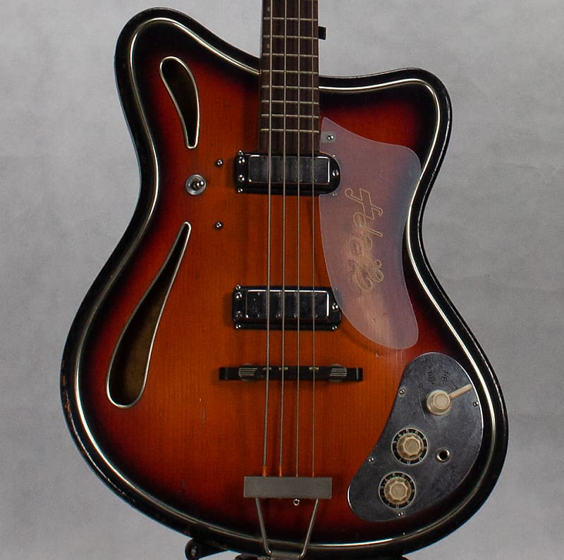 1960s Hopf Saturn 63 Sunburst bass | Reverb Canada