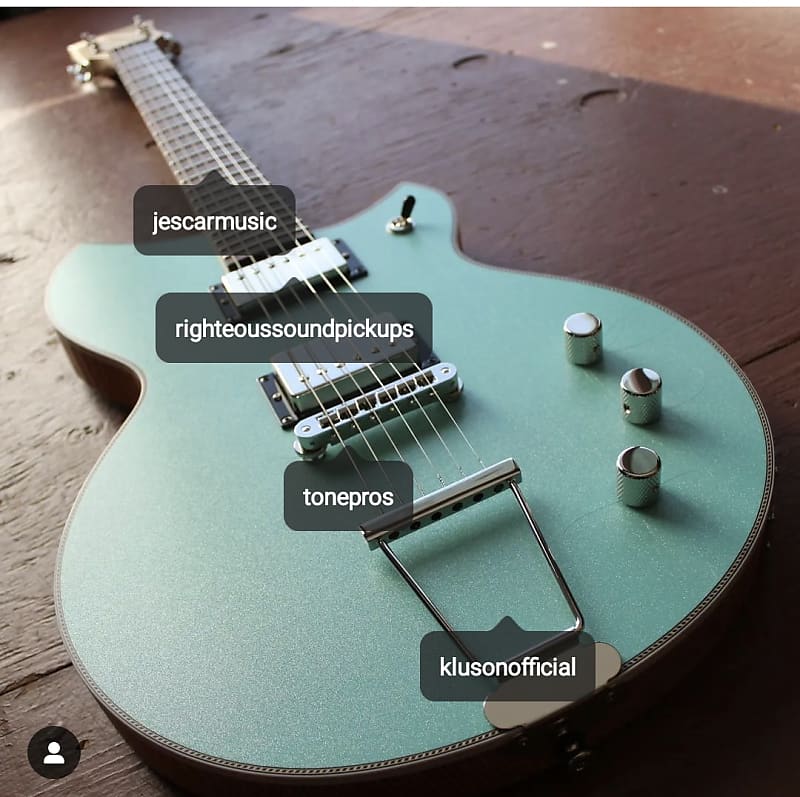Gronlund R16 2022 Seafoam Sparkle | Reverb
