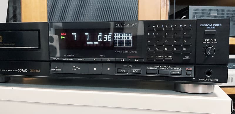 Sony CDP-307esD CD Player. Elevated Series. Excellent | Reverb