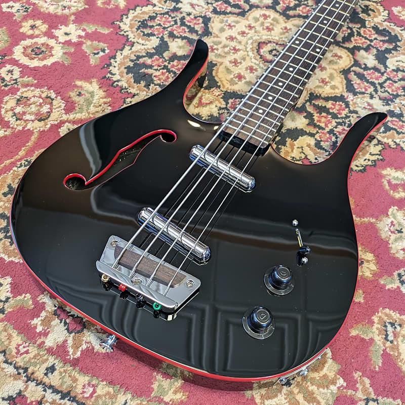 Danelectro Longhorn Semi-Hollow Bass Limited Edition | Reverb