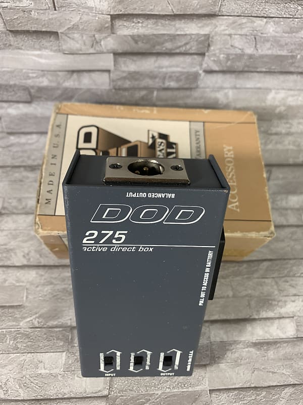 DOD 275 active direct box 80s - Grey | Reverb
