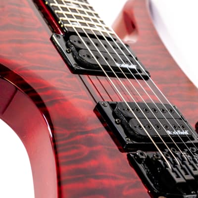 B.C. Rich Mockingbird Legacy Trans Red Flame w/ Versatile | Reverb