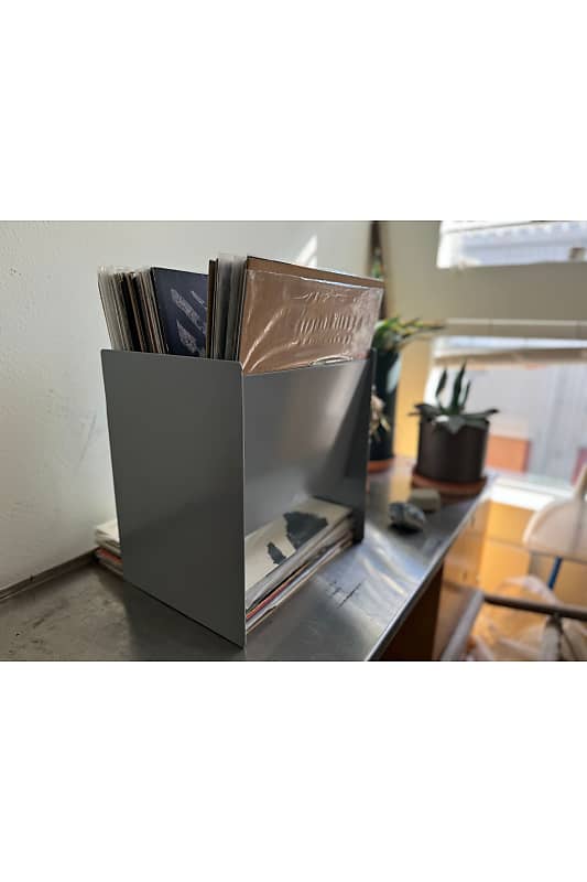 DropBox Record Bin-Silver | Reverb