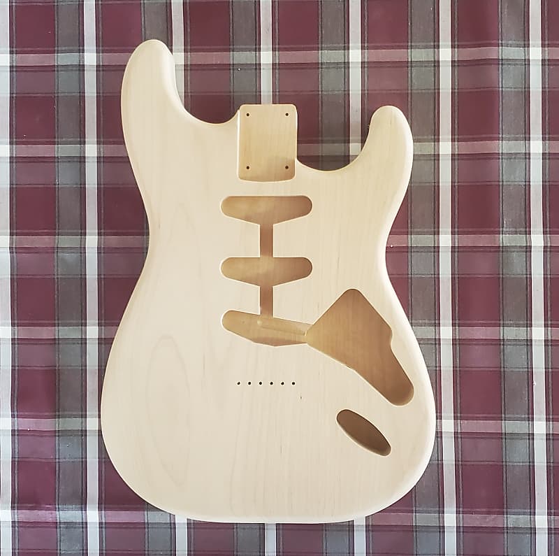 Woodtech Routing 3 pc. Alder Hardtail Stratocaster Body - | Reverb