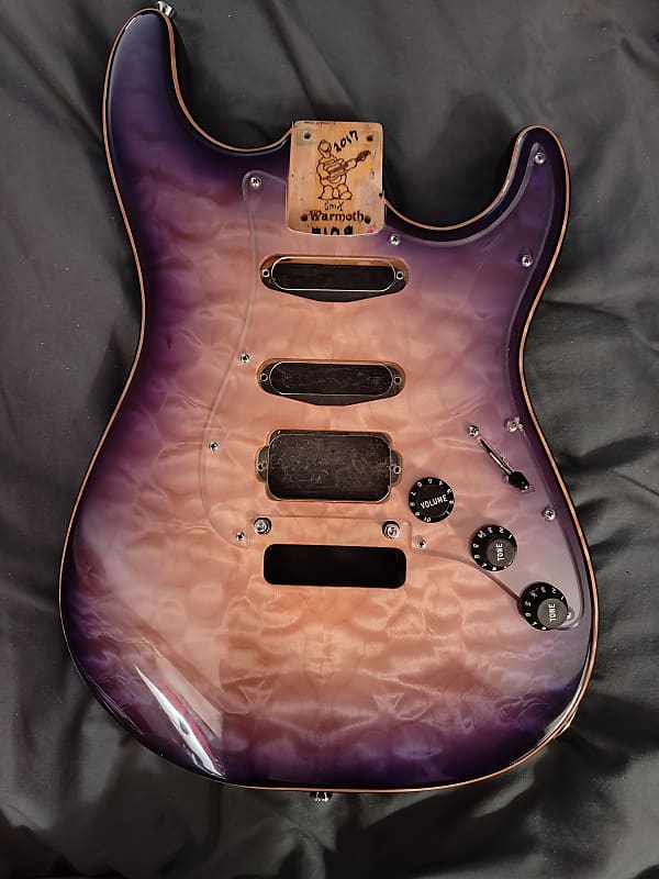 Warmoth Strat Body 2017 - Quilt Maple | Reverb