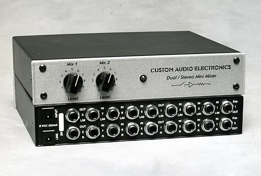 Custom Audio Electronics Dual/Stereo Mini Mixer | Reverb