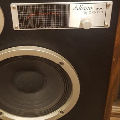 Rare Vintage Zenith Allegro 300 speakers | Reverb