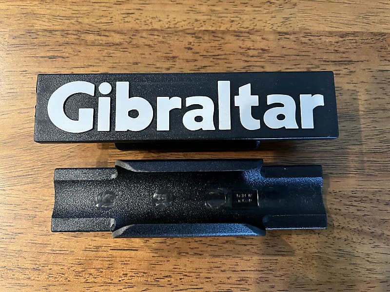 2-Gibraltar Drum Rack Plastic clips on Logo Plate for Rack | Reverb