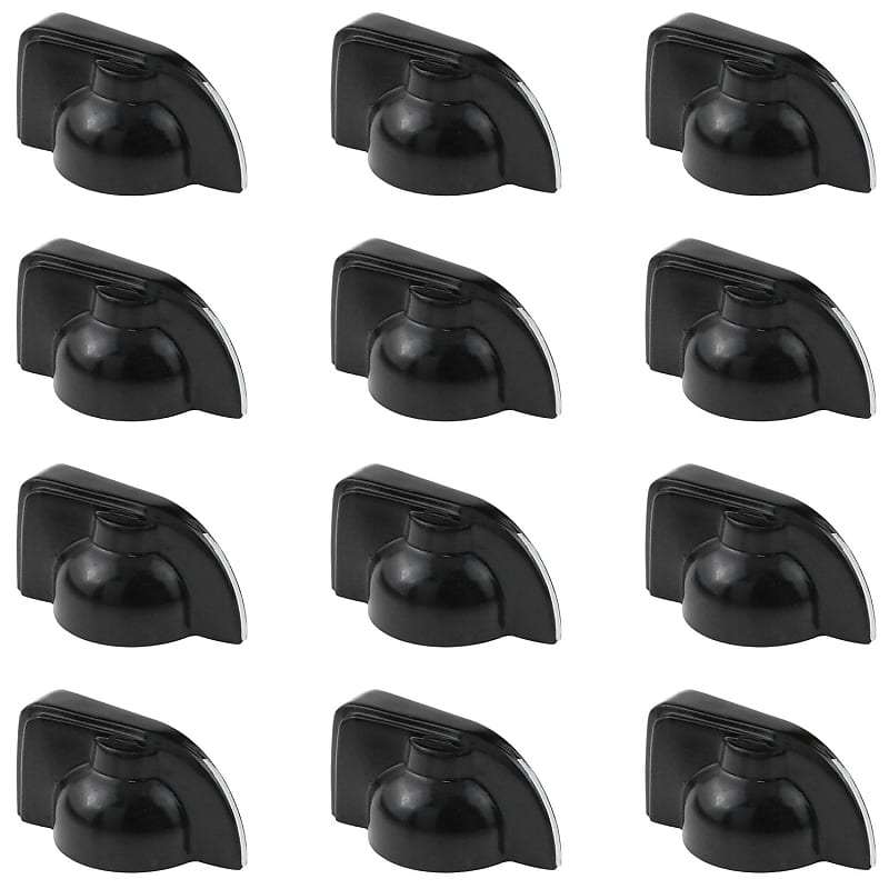 12Pcs Chicken Head Knob Vintage Black Guitar Amp Chicken | Reverb