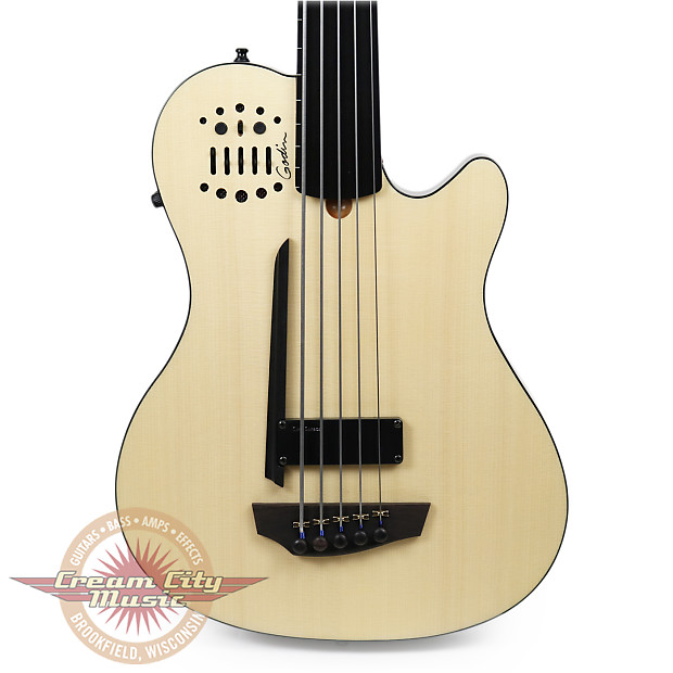 Godin A5 Ultra Fretless Acoustic Electric Bass | Reverb UK