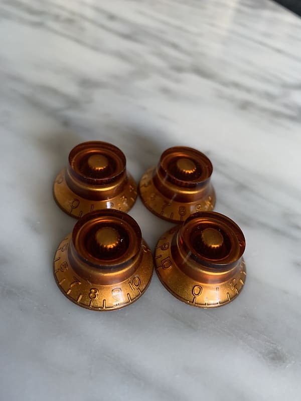 Amber Bell Knobs | Reverb