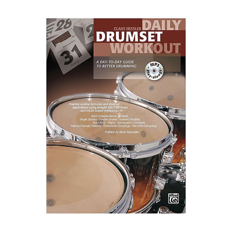 Alfred Daily Drumset Workout Book & MP3 CD | Reverb