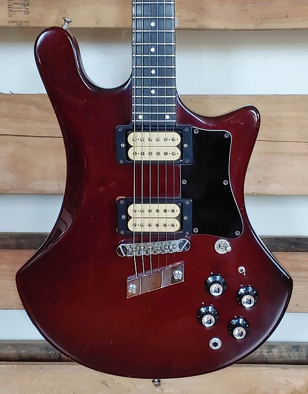 1977 Guild S-300D Cherry w/DiMarzio Pickups Professional | Reverb