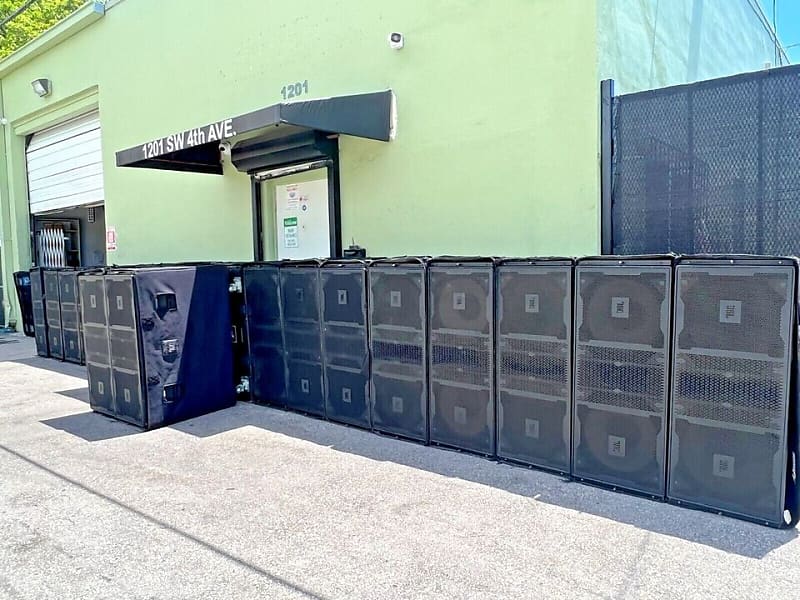 JBL VERTEC 4880 DUAL 18" Sub Line Array Element (LOT OF 2) | Reverb