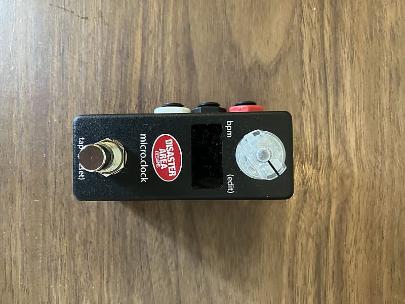 Disaster Area Designs Micro Clock Tap Tempo 2000s - Black | Reverb